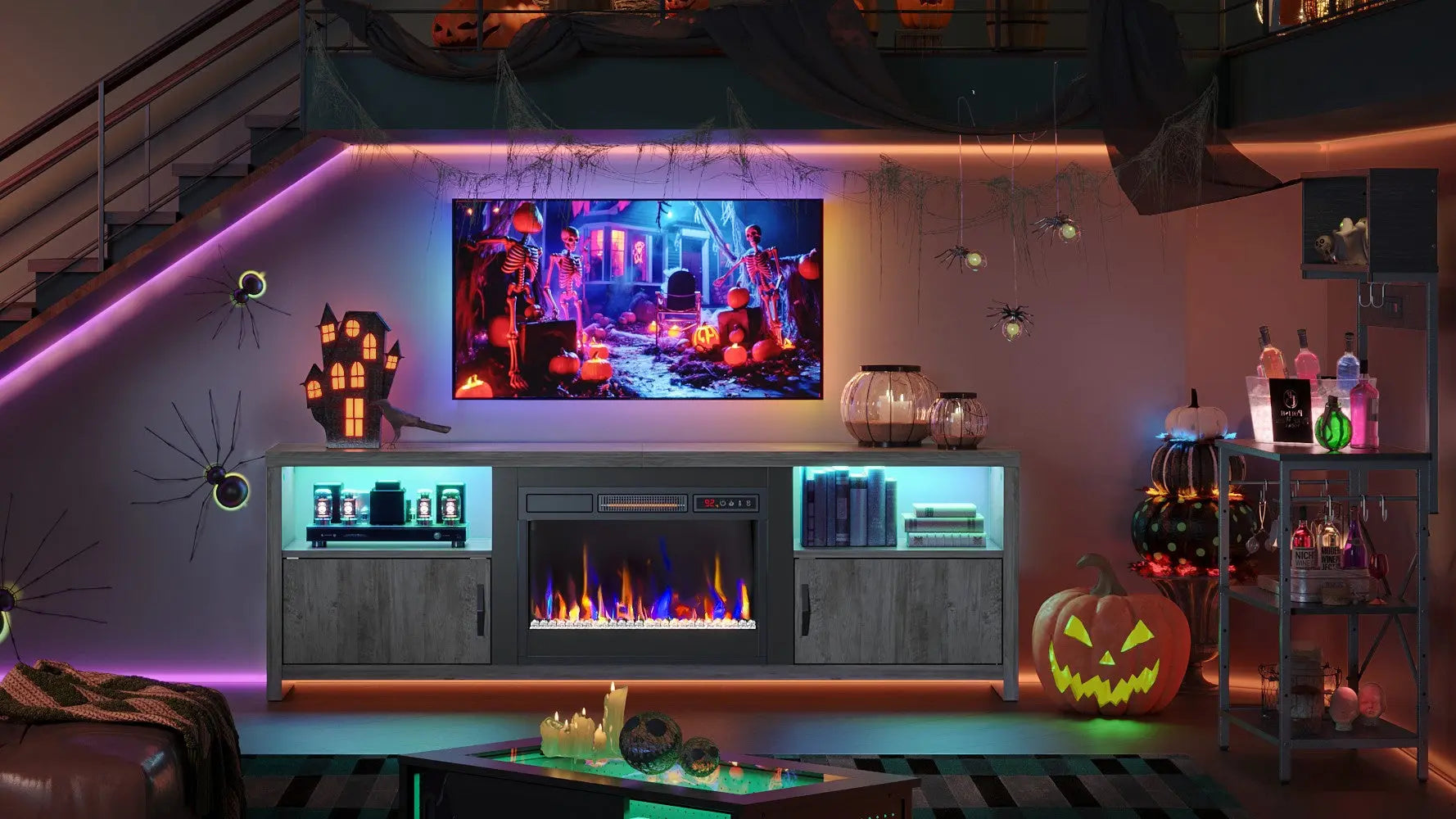 9 Ideas on How to Decorate an Entertainment Center - Bestier